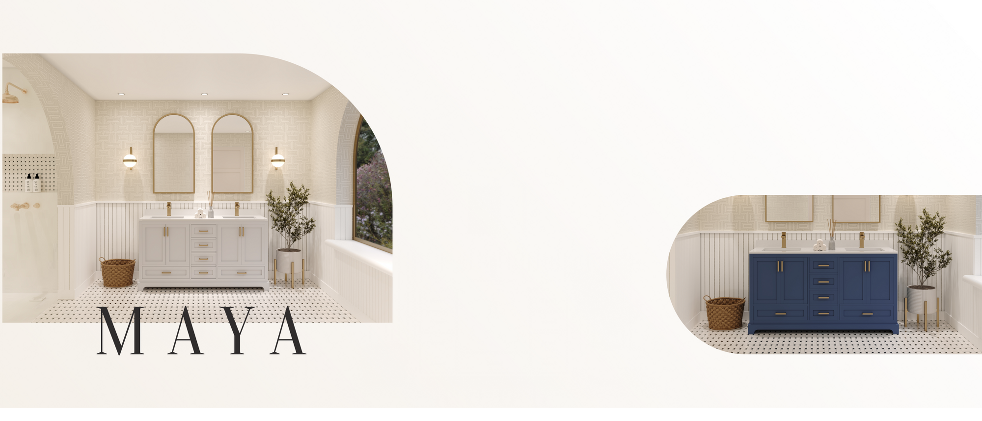 Shop Maya Bathroom Vanity – Eco-Friendly Wood Vanity | AYNA Decors – AYNA DECORS